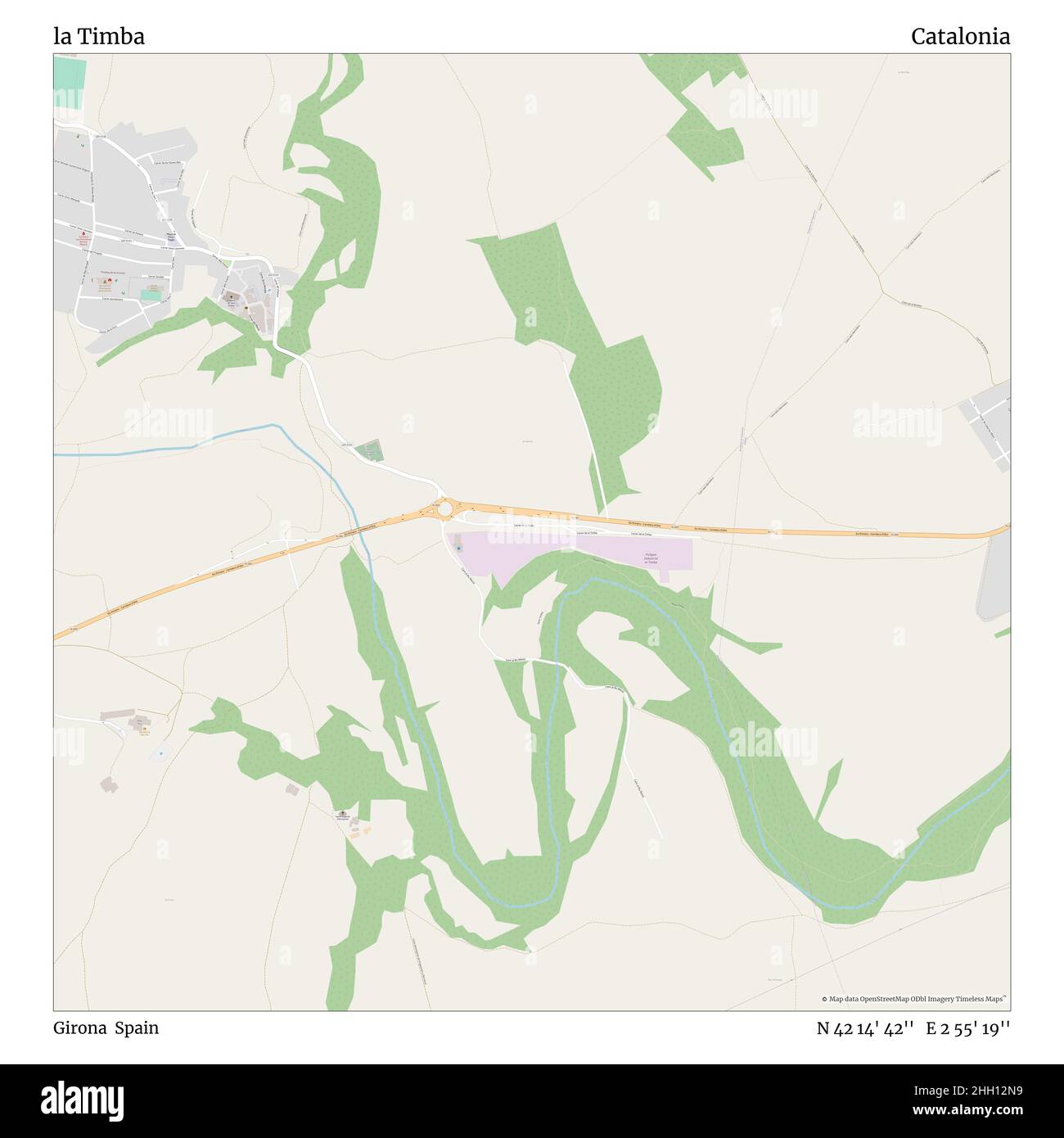 la Timba, Girona, Spain, Catalonia, N 42 14' 42'', E 2 55' 19'', map ...