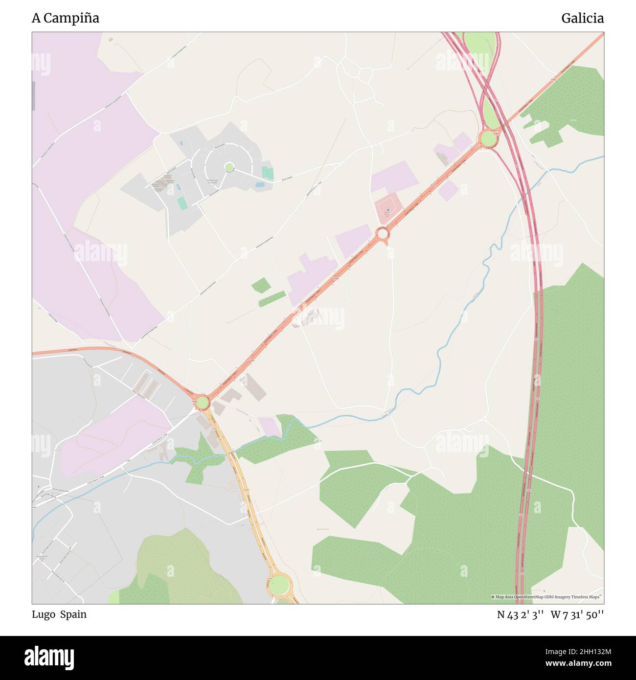 Lugo spain on a map hi-res stock photography and images - Alamy