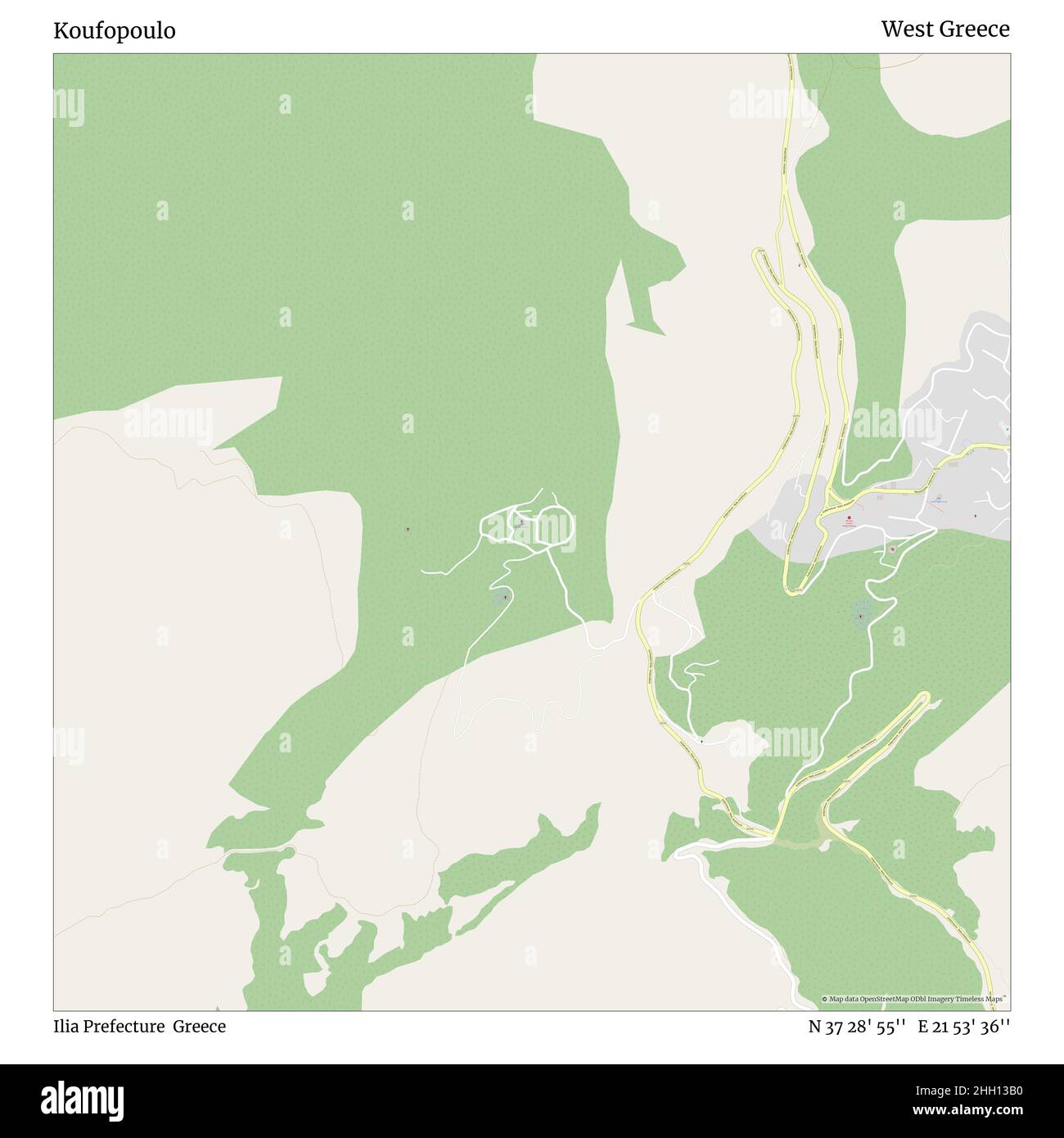 Koufopoulo, Ilia Prefecture, Greece, West Greece, N 37 28' 55'', E 21 ...