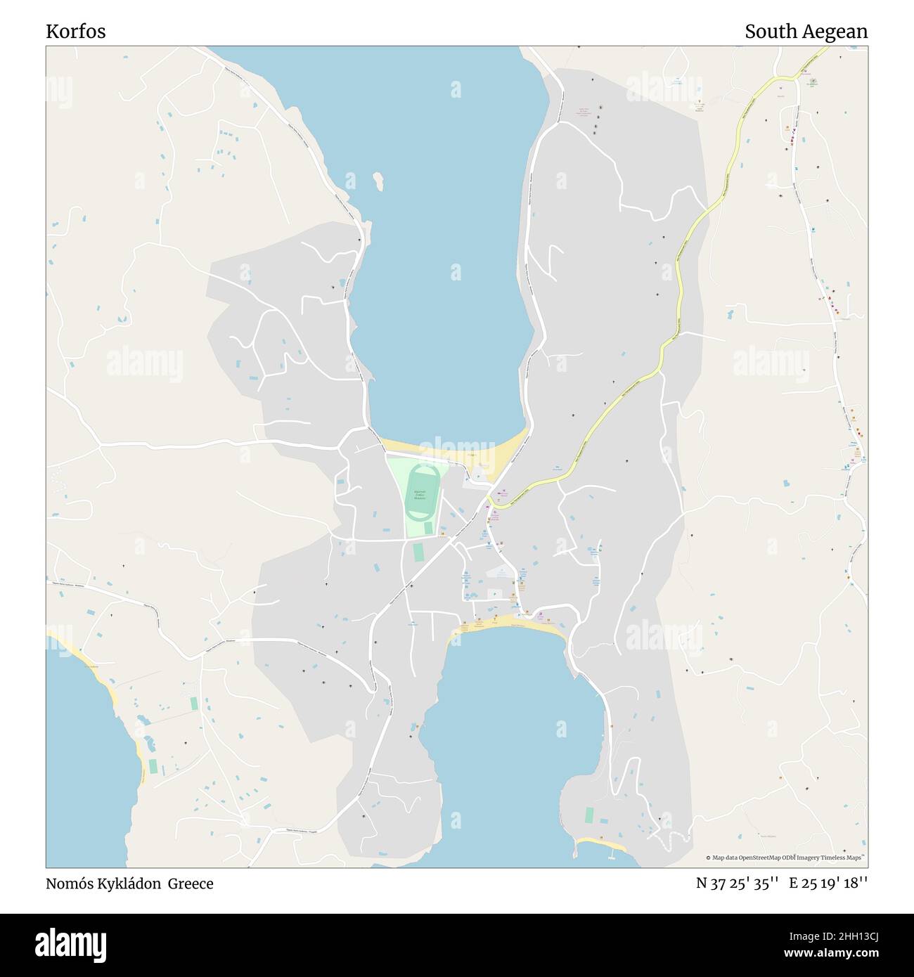 Korfos, Nomós Kykládon, Greece, South Aegean, N 37 25' 35'', E 25 19 ...