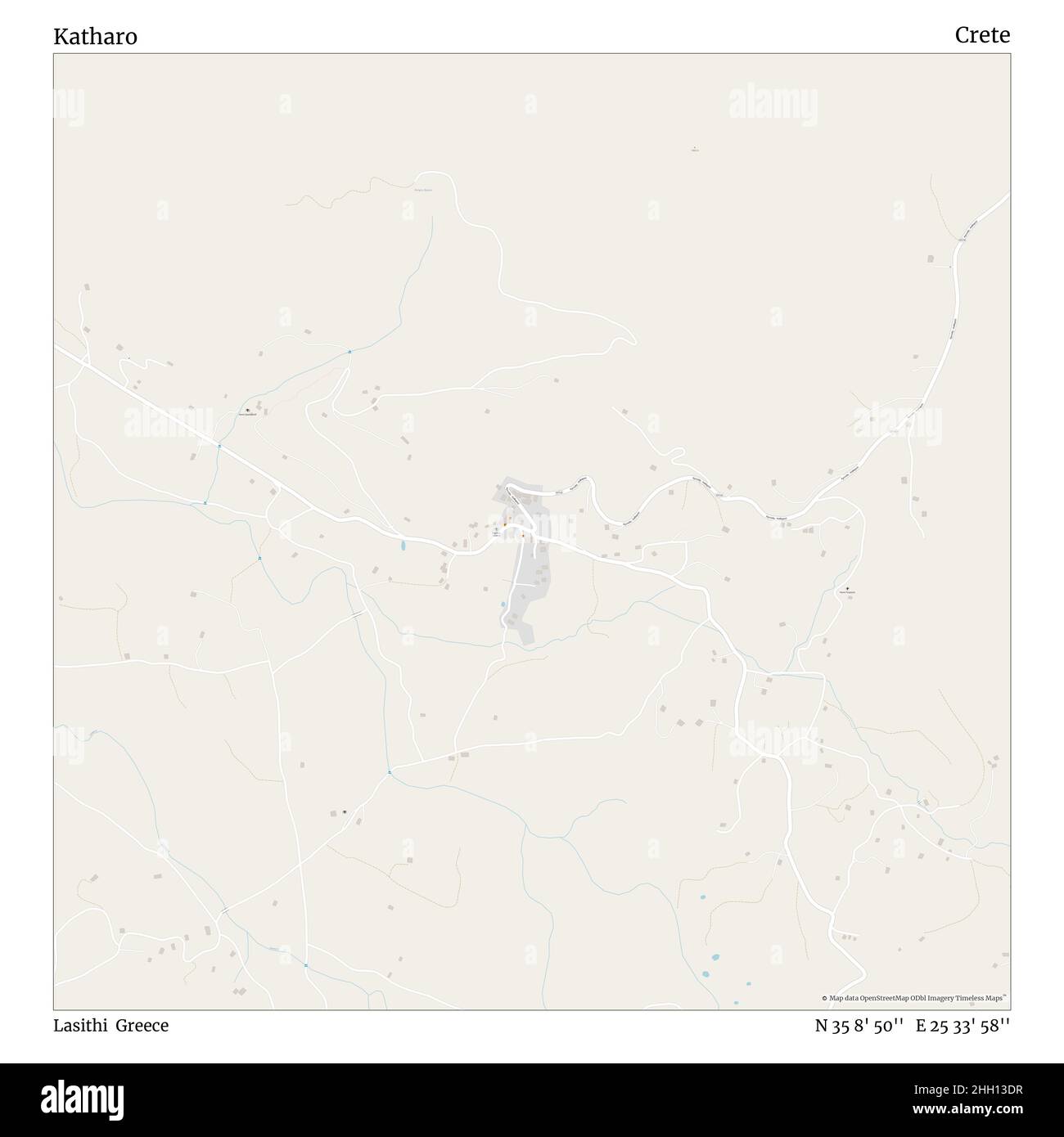 Katharo, Lasithi, Greece, Crete, N 35 8' 50'', E 25 33' 58'', map ...