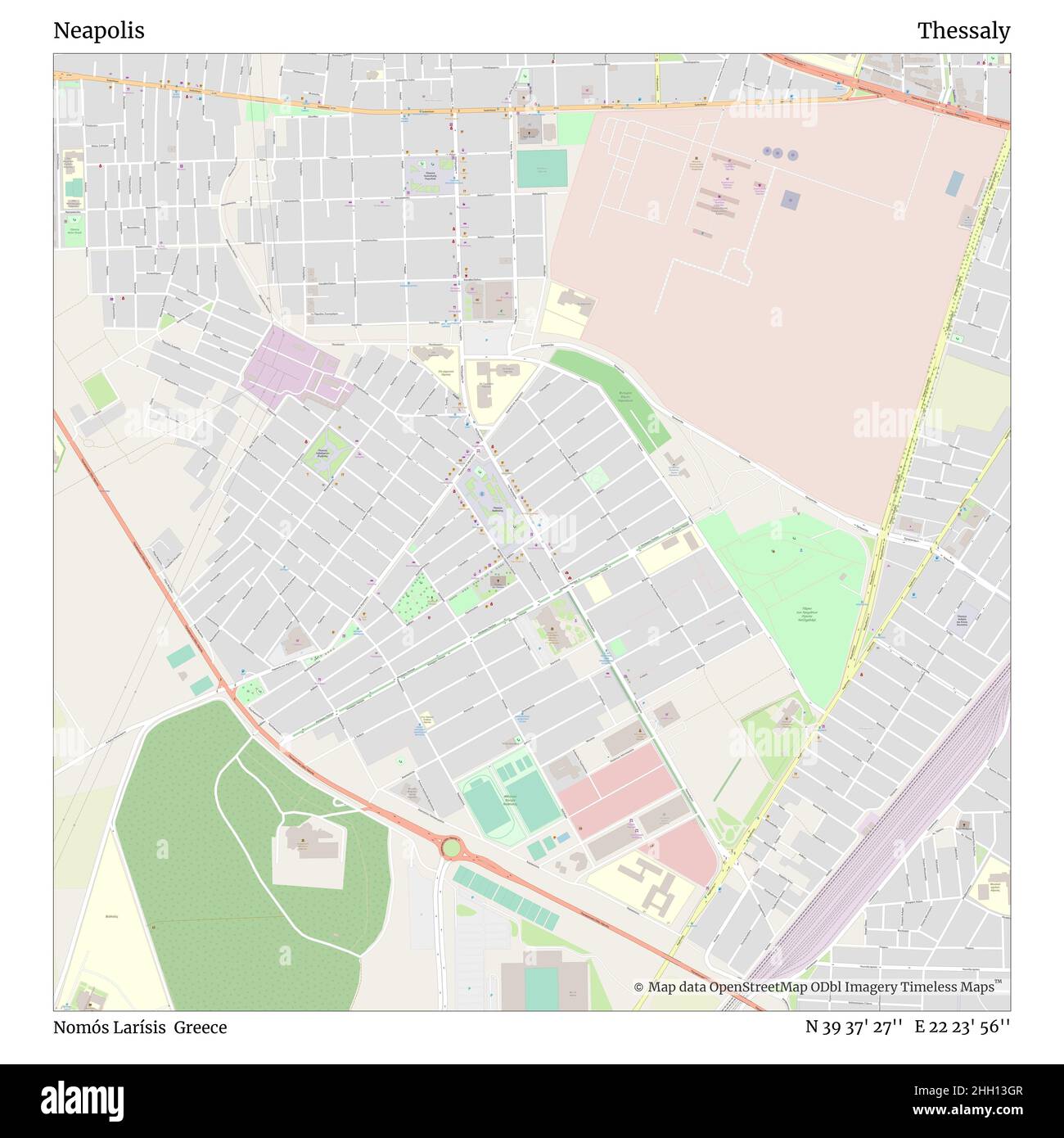 Neapolis, Nomós Larísis, Greece, Thessaly, N 39 37' 27'', E 22 23' 56 ...