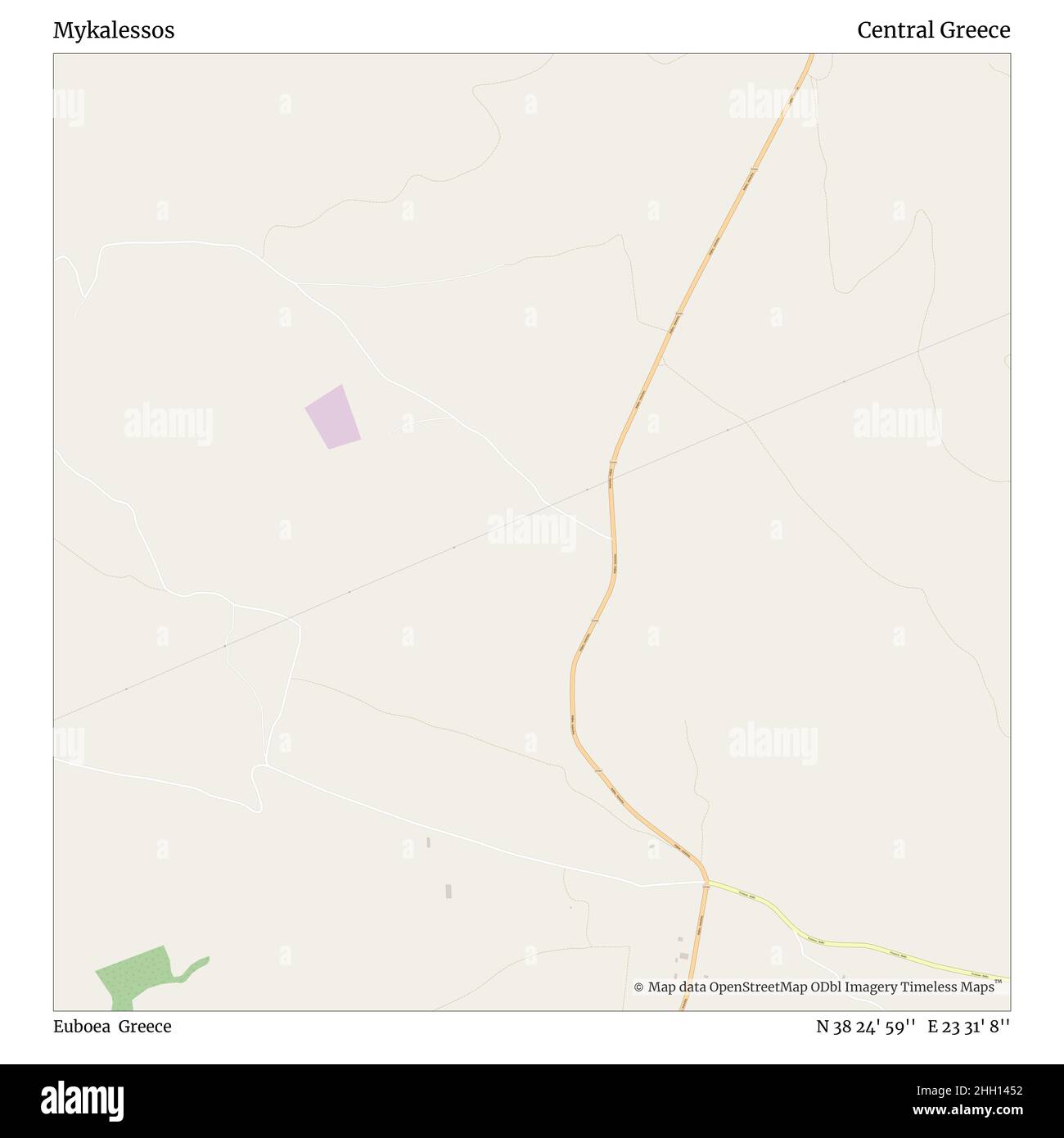 Euboea map hi-res stock photography and images - Alamy