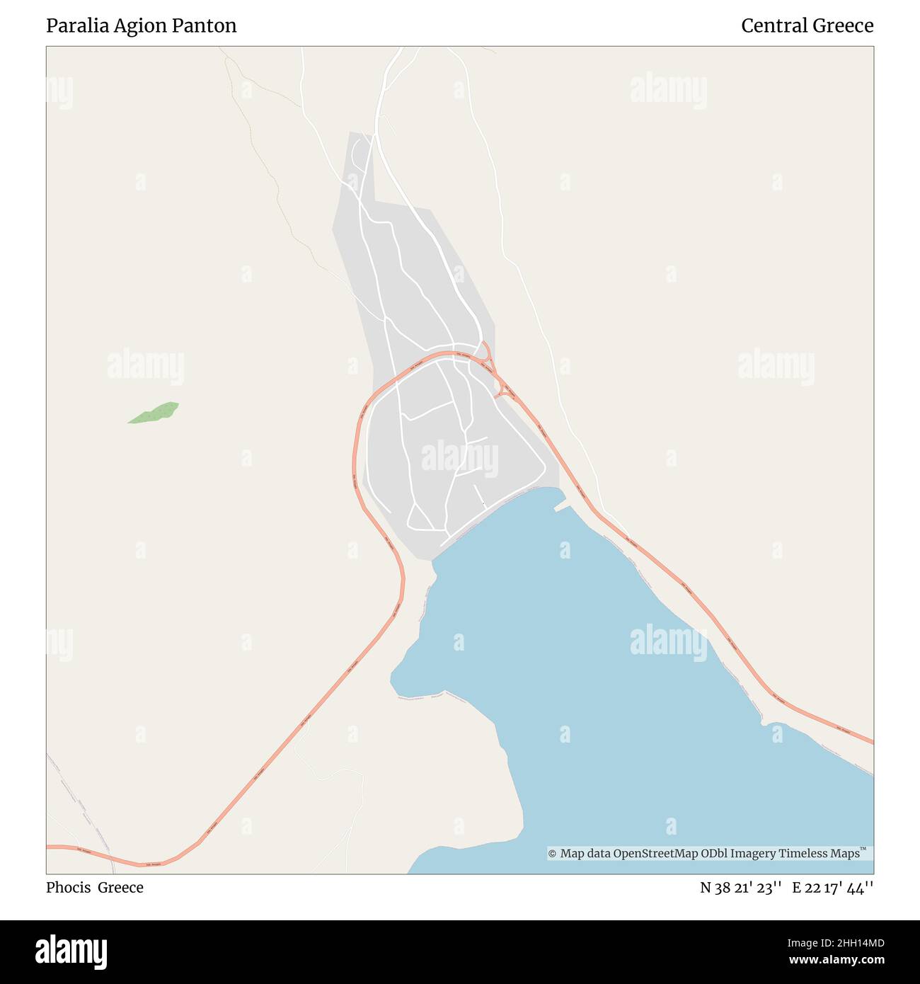 Paralia Agion Panton, Phocis, Greece, Central Greece, N 38 21' 23'', E ...