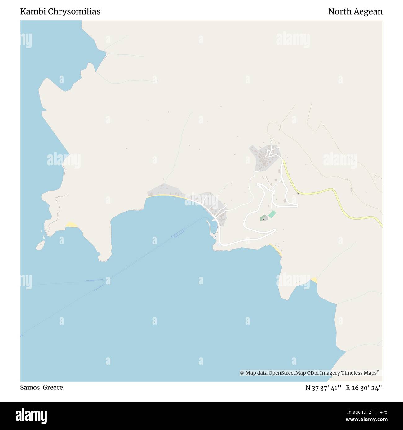 Kambi Chrysomilias, Samos, Greece, North Aegean, N 37 37' 41'', E 26 30 ...
