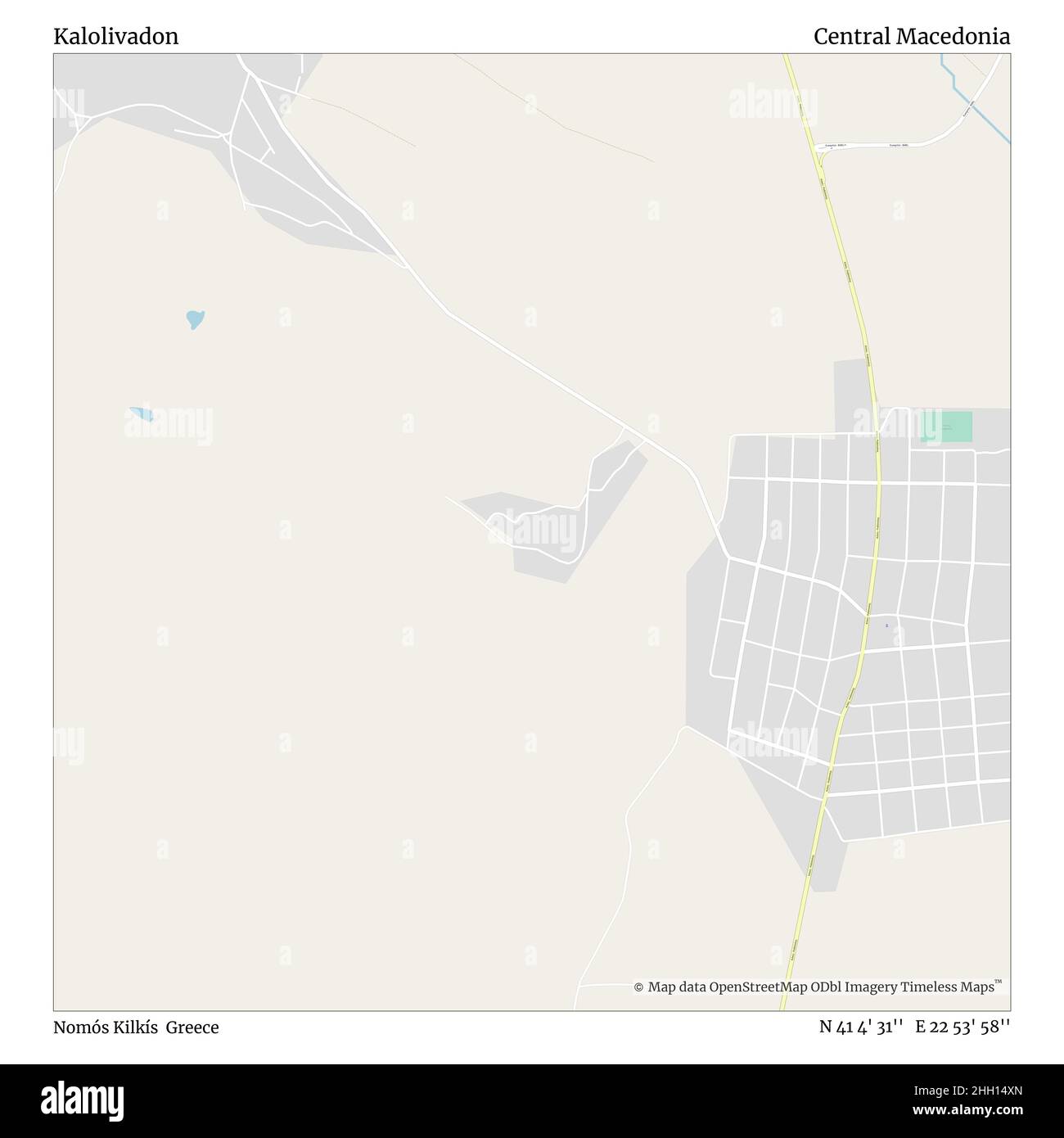 Kalolivadon, Nomós Kilkís, Greece, Central Macedonia, N 41 4' 31'', E ...