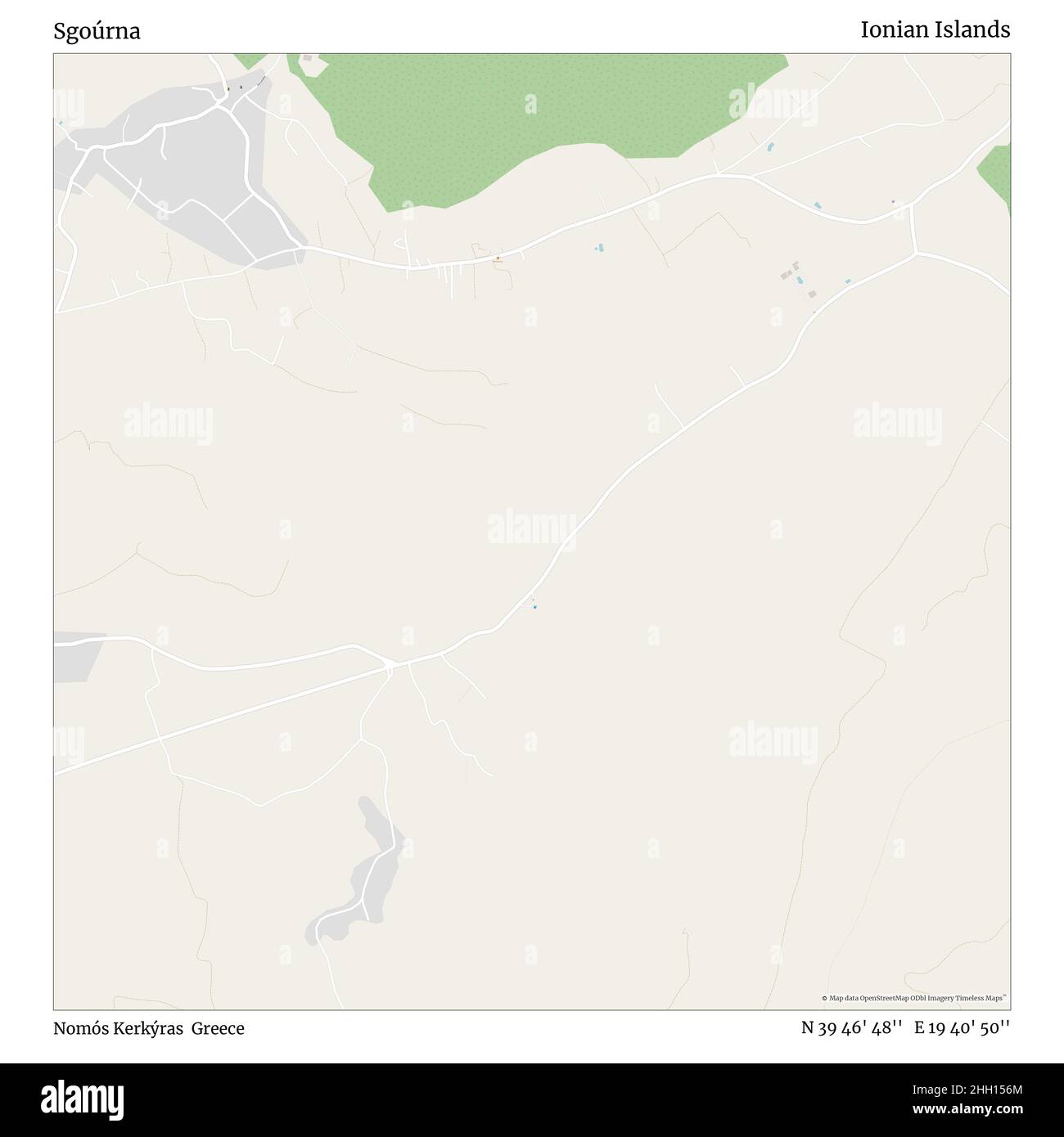 Sgoúrna, Nomós Kerkýras, Greece, Ionian Islands, N 39 46' 48'', E 19 40 ...
