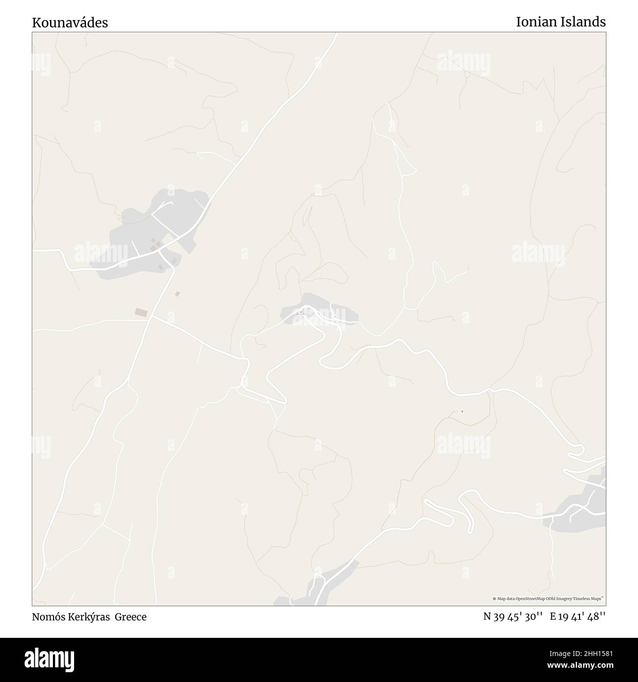 Kounavádes, Nomós Kerkýras, Greece, Ionian Islands, N 39 45' 30'', E 19 ...