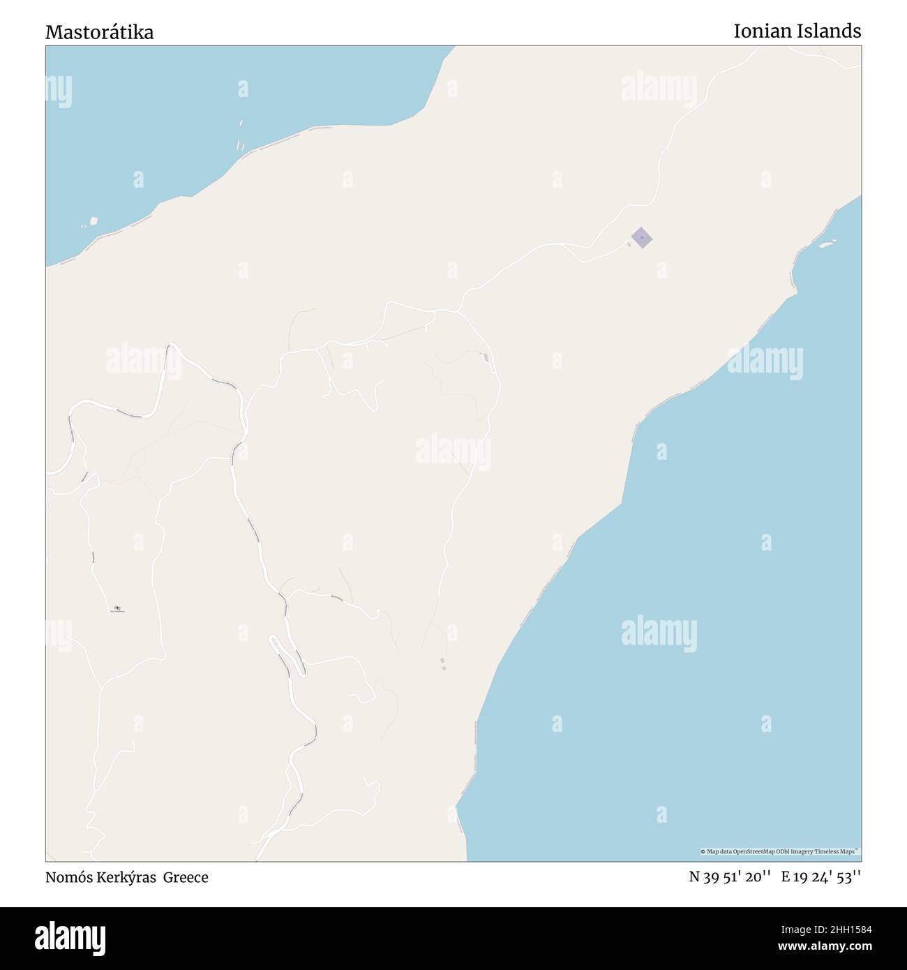 Mastorátika, Nomós Kerkýras, Greece, Ionian Islands, N 39 51' 20'', E ...
