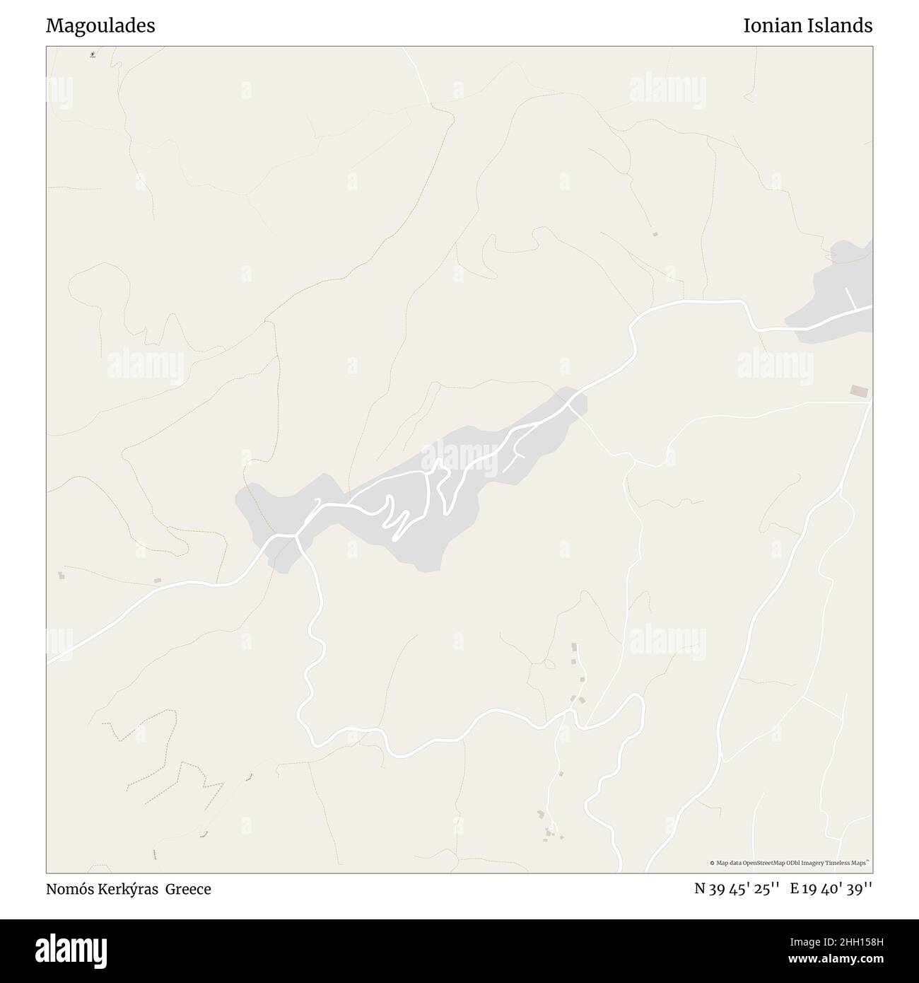 Magoulades, Nomós Kerkýras, Greece, Ionian Islands, N 39 45' 25'', E 19 ...