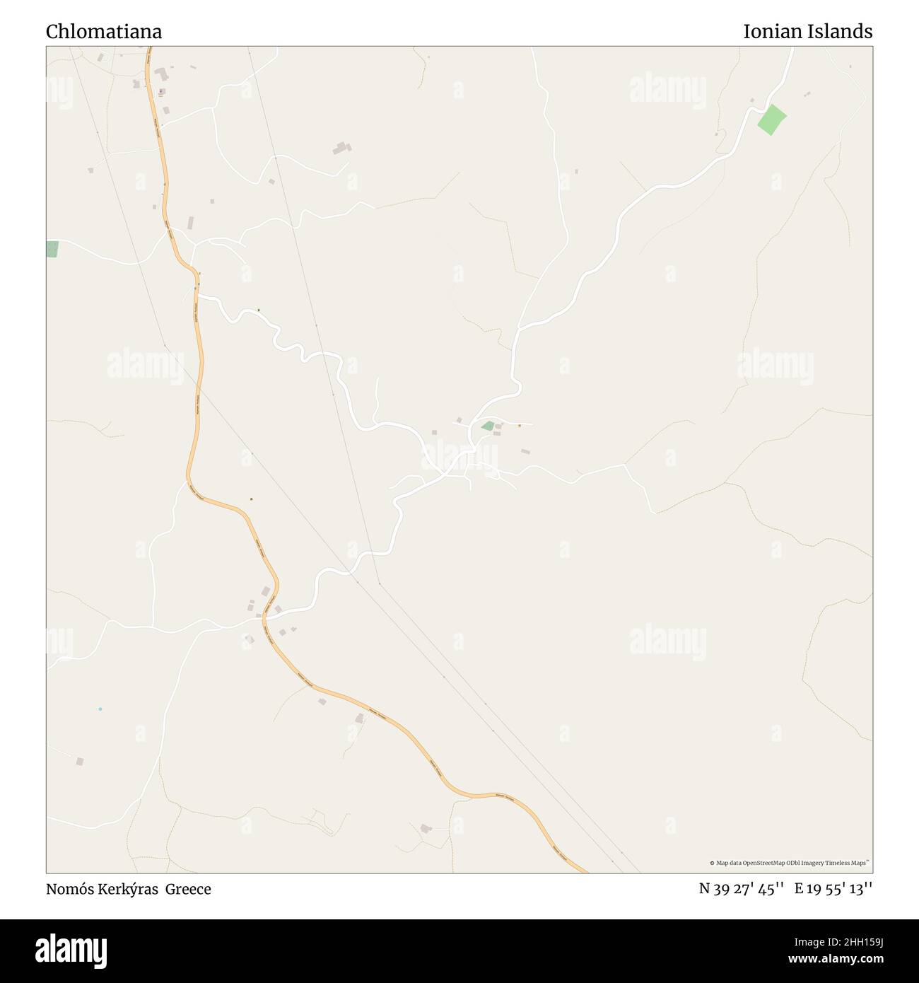 Chlomatiana, Nomós Kerkýras, Greece, Ionian Islands, N 39 27' 45'', E ...