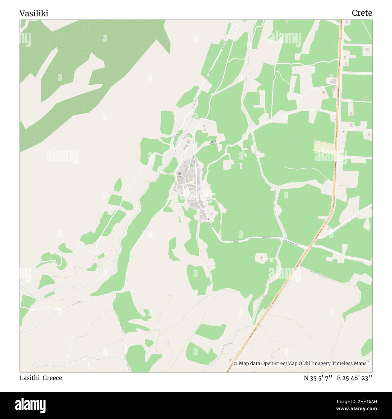 Vasiliki, Lasithi, Greece, Crete, N 35 5' 7'', E 25 48' 23'', map ...