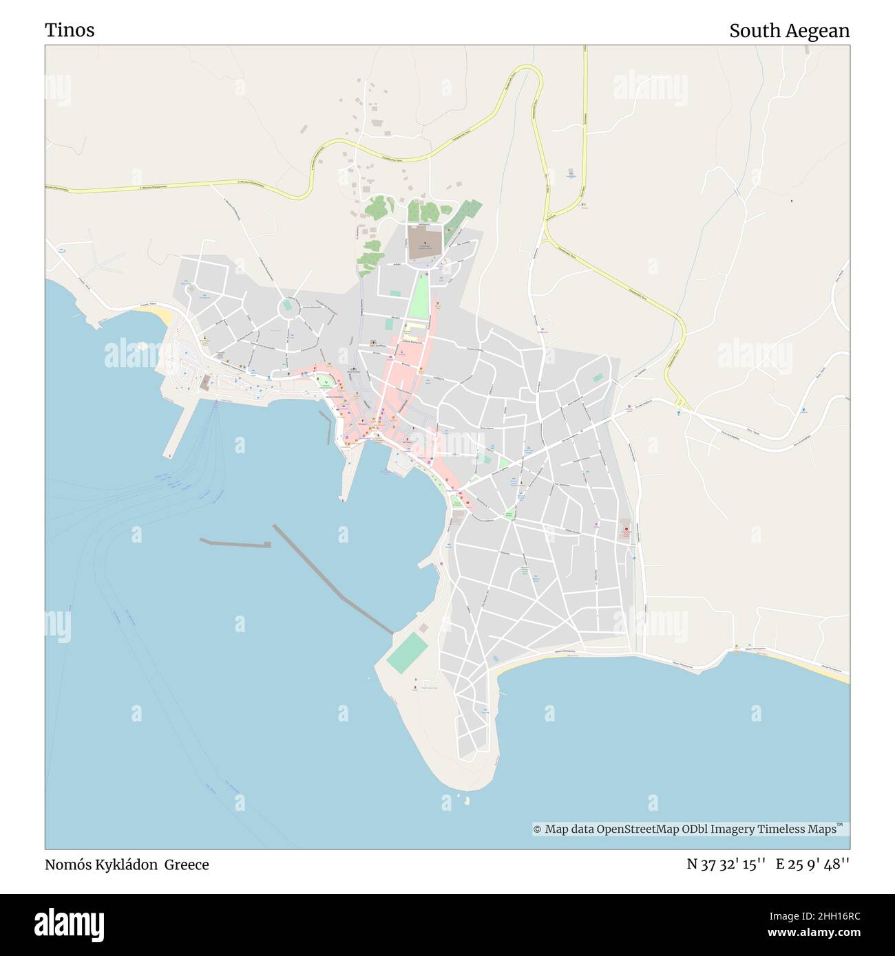 Tinos, Nomós Kykládon, Greece, South Aegean, N 37 32' 15'', E 25 9' 48 ...