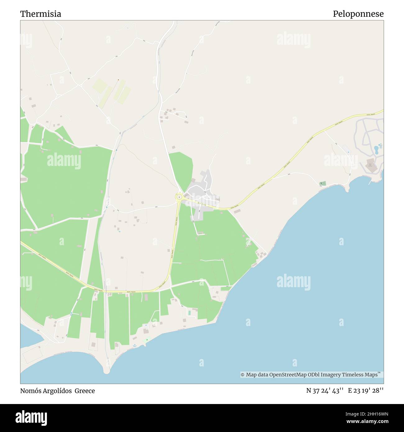 Thermisia, Nomós Argolídos, Greece, Peloponnese, N 37 24' 43'', E 23 19 ...