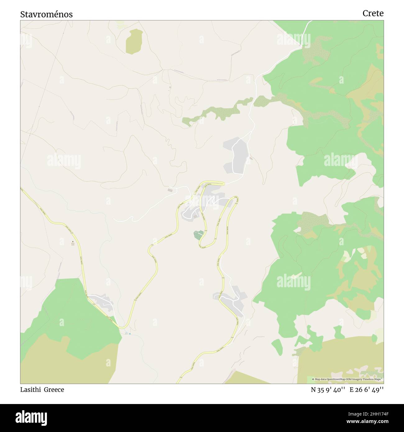 Map of crete hi-res stock photography and images - Alamy