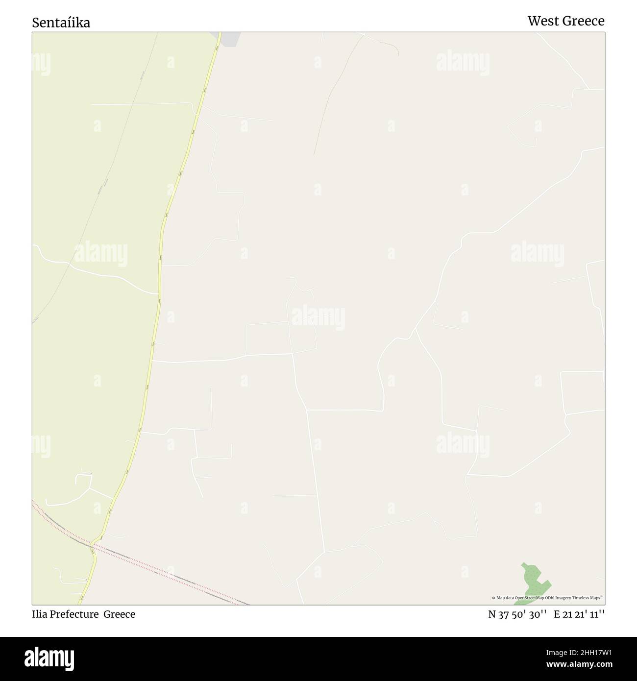 Sentaíika, Ilia Prefecture, Greece, West Greece, N 37 50' 30'', E 21 21 ...