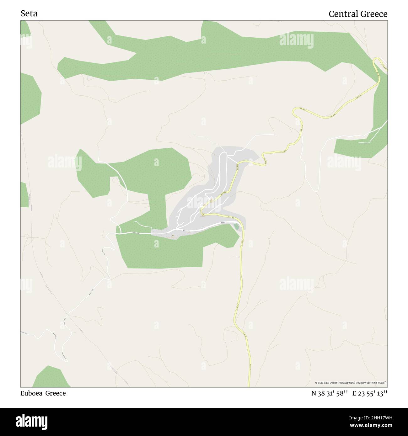 Seta, Euboea, Greece, Central Greece, N 38 31' 58'', E 23 55' 13'', map ...