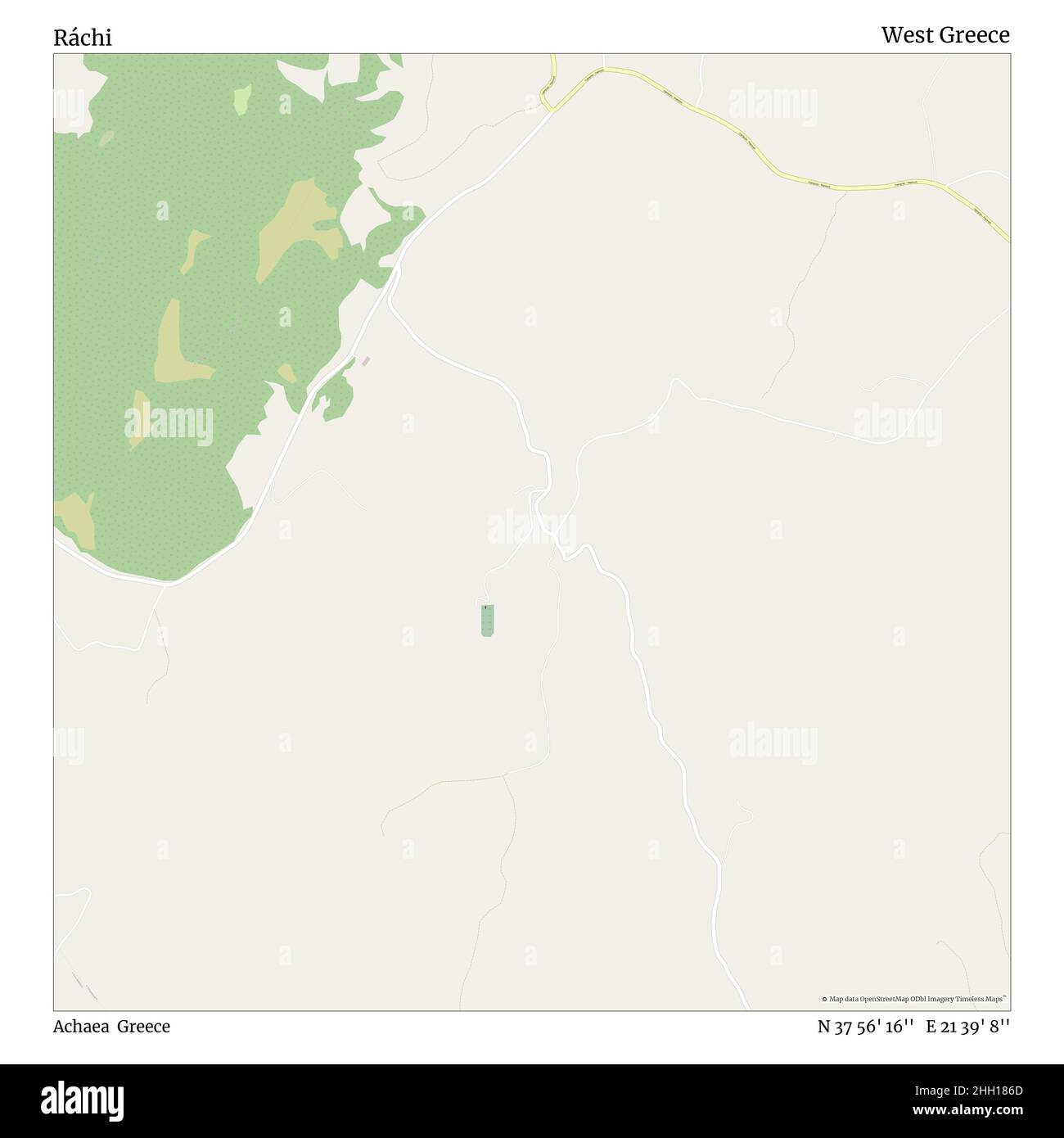 Ráchi, Achaea, Greece, West Greece, N 37 56' 16'', E 21 39' 8'', map ...