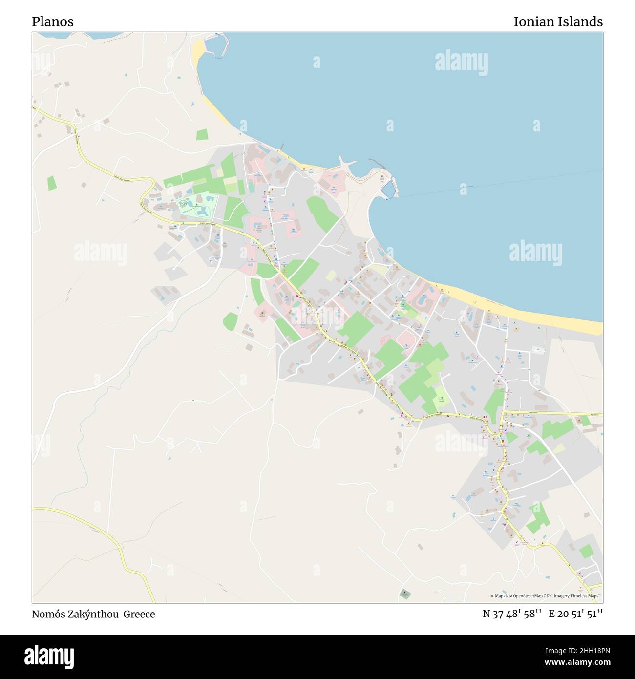 Planos, Nomós Zakýnthou, Greece, Ionian Islands, N 37 48' 58'', E 20 51 ...