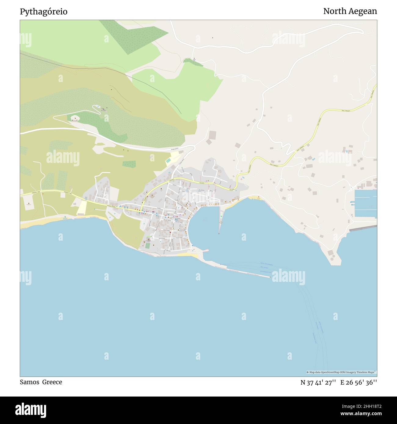 Pythagóreio, Samos, Greece, North Aegean, N 37 41' 27'', E 26 56' 36 ...