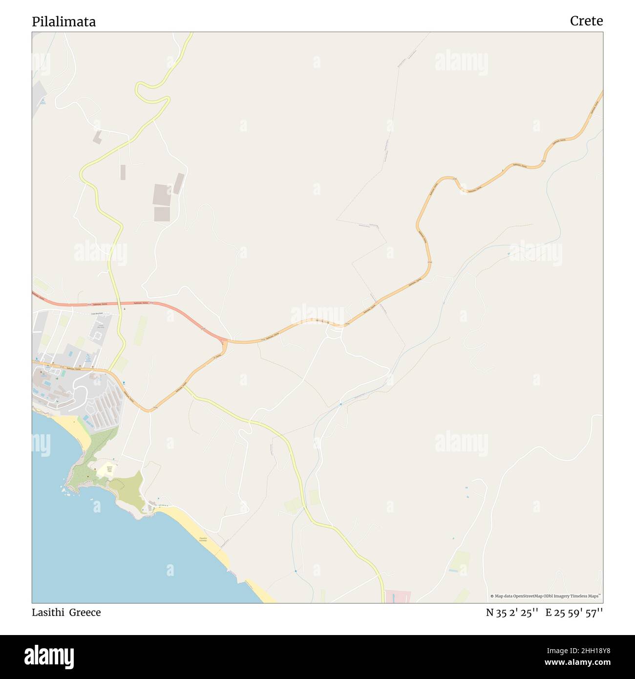 Pilalimata, Lasithi, Greece, Crete, N 35 2' 25'', E 25 59' 57'', map ...
