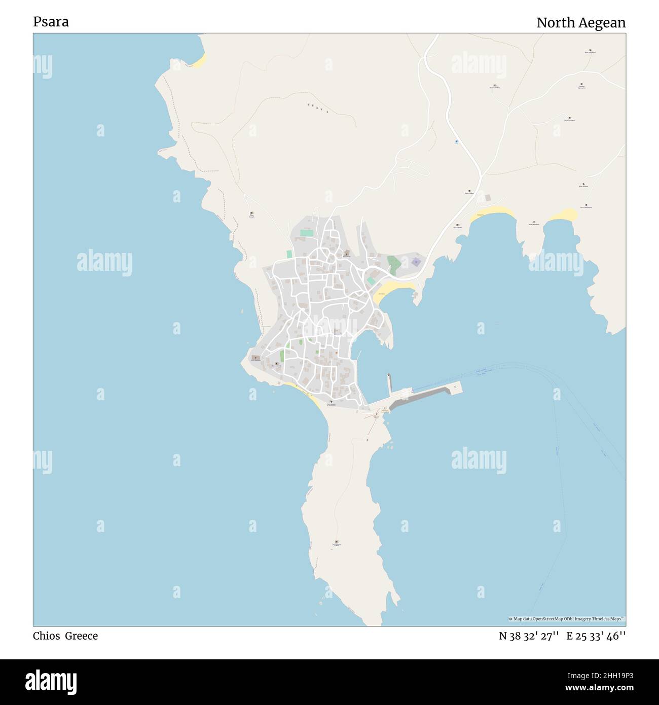 Psara, Chios, Greece, North Aegean, N 38 32' 27'', E 25 33' 46'', map ...