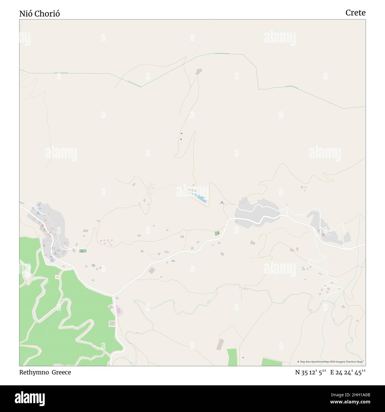 Nió Chorió, Rethymno, Greece, Crete, N 35 12' 5'', E 24 24' 45'', map ...