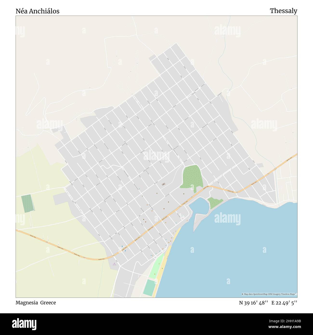 Néa Anchiálos, Magnesia, Greece, Thessaly, N 39 16' 48'', E 22 49' 5 ...