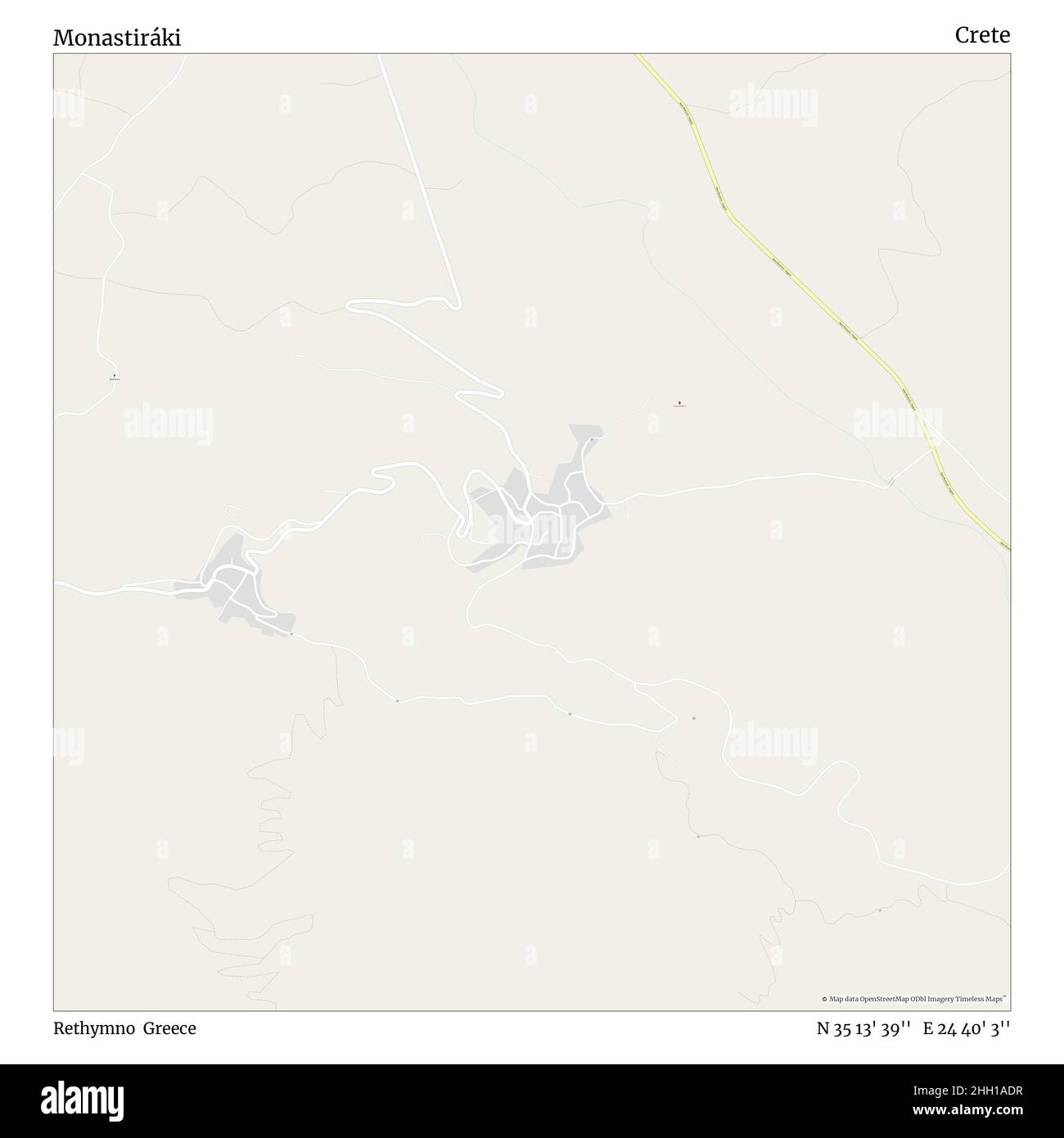 Monastiráki, Rethymno, Greece, Crete, N 35 13' 39'', E 24 40' 3'', map ...