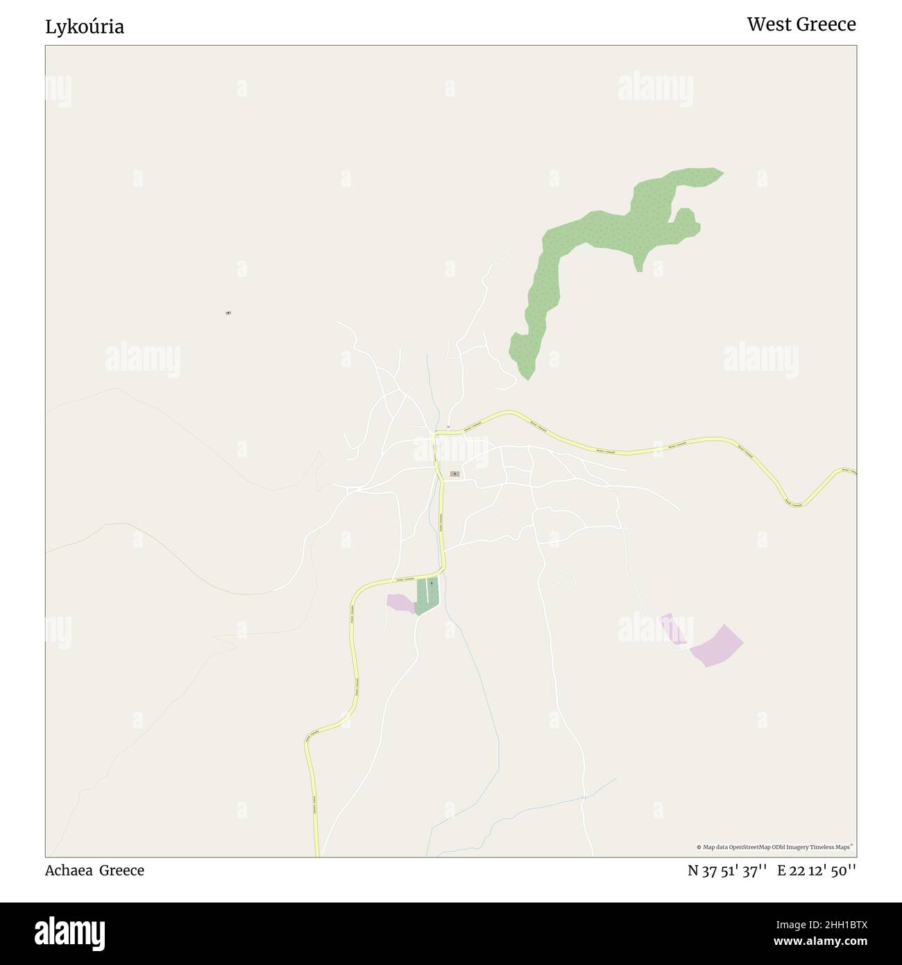 Lykoúria, Achaea, Greece, West Greece, N 37 51' 37'', E 22 12' 50 ...