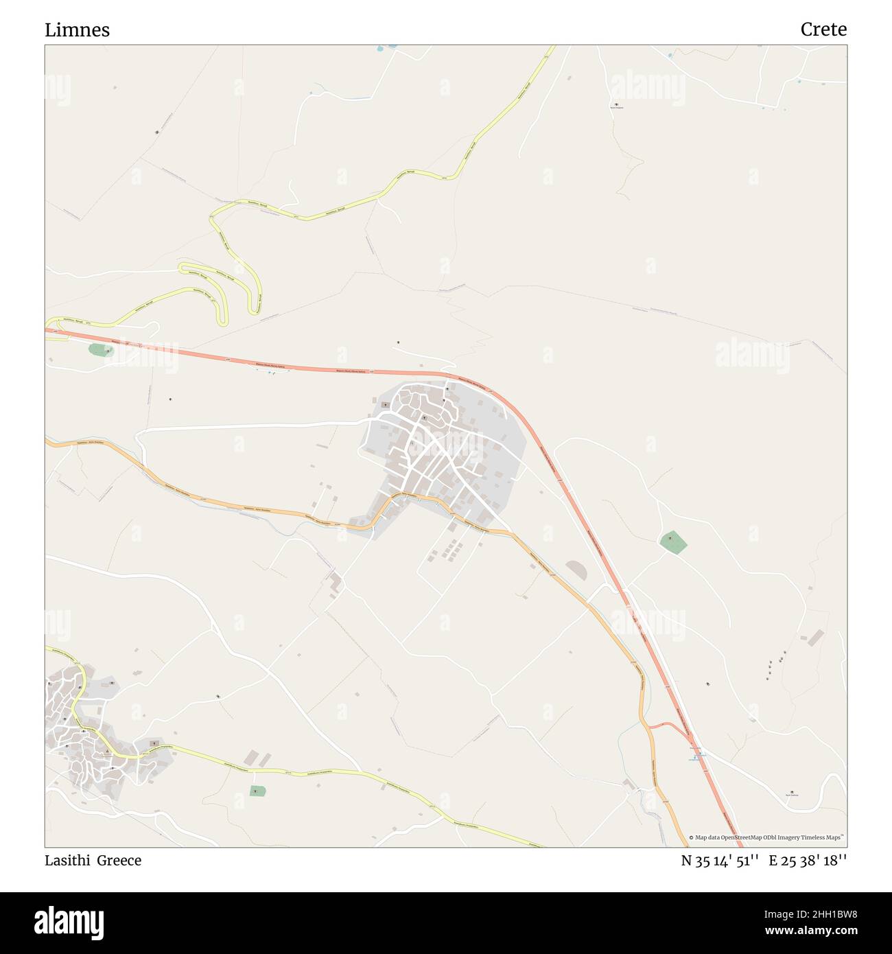 Limnes, Lasithi, Greece, Crete, N 35 14' 51'', E 25 38' 18'', map ...