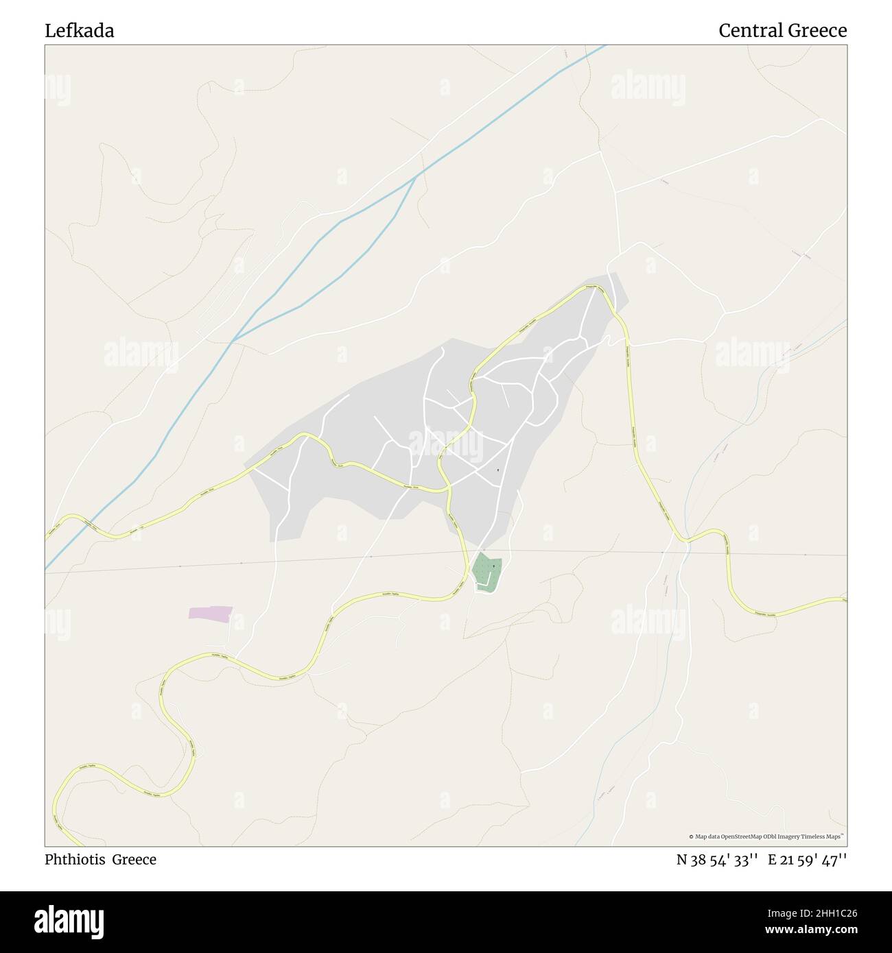 Map of lefkada hi-res stock photography and images - Alamy