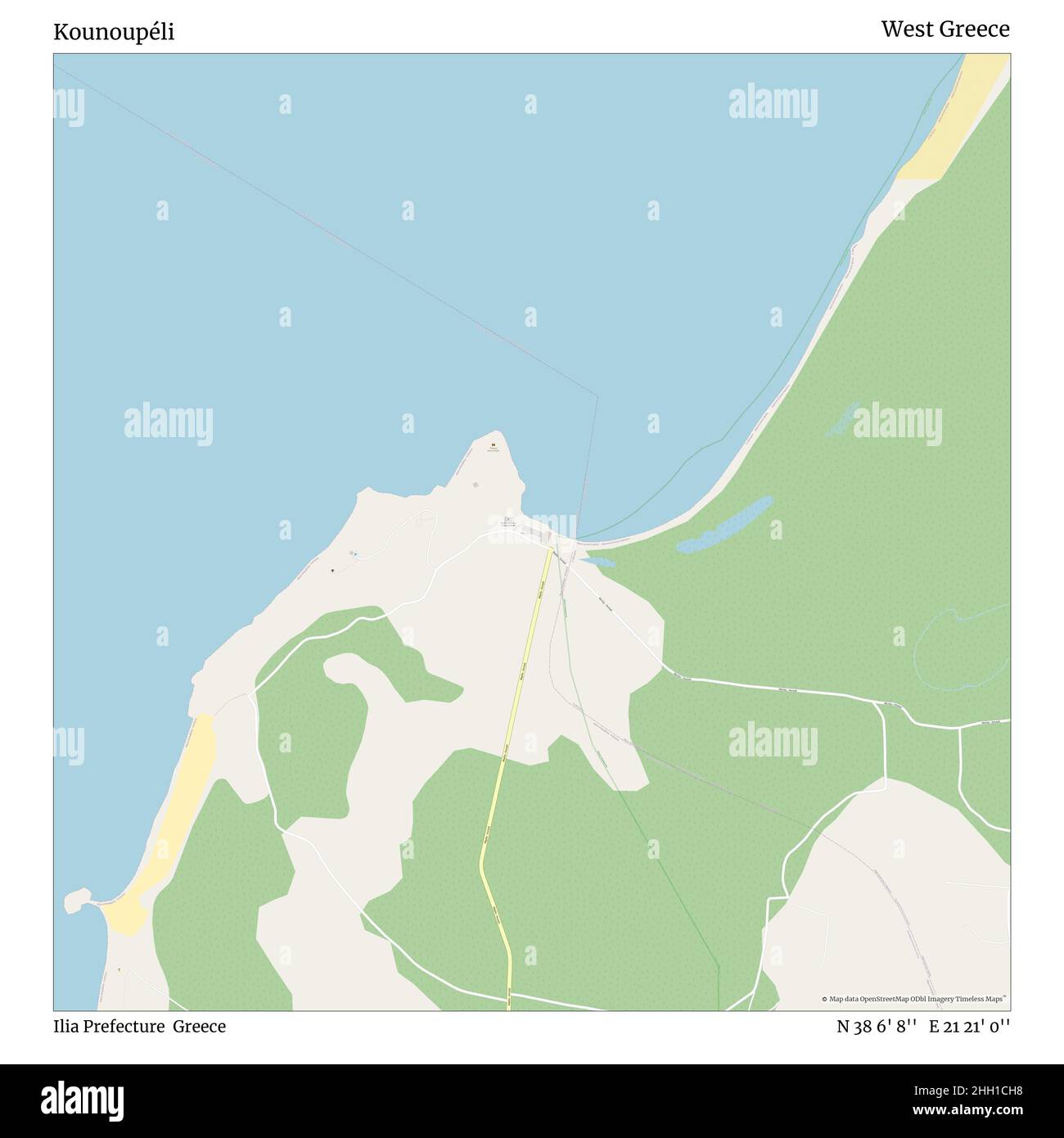 Kounoupéli, Ilia Prefecture, Greece, West Greece, N 38 6' 8'', E 21 21 ...