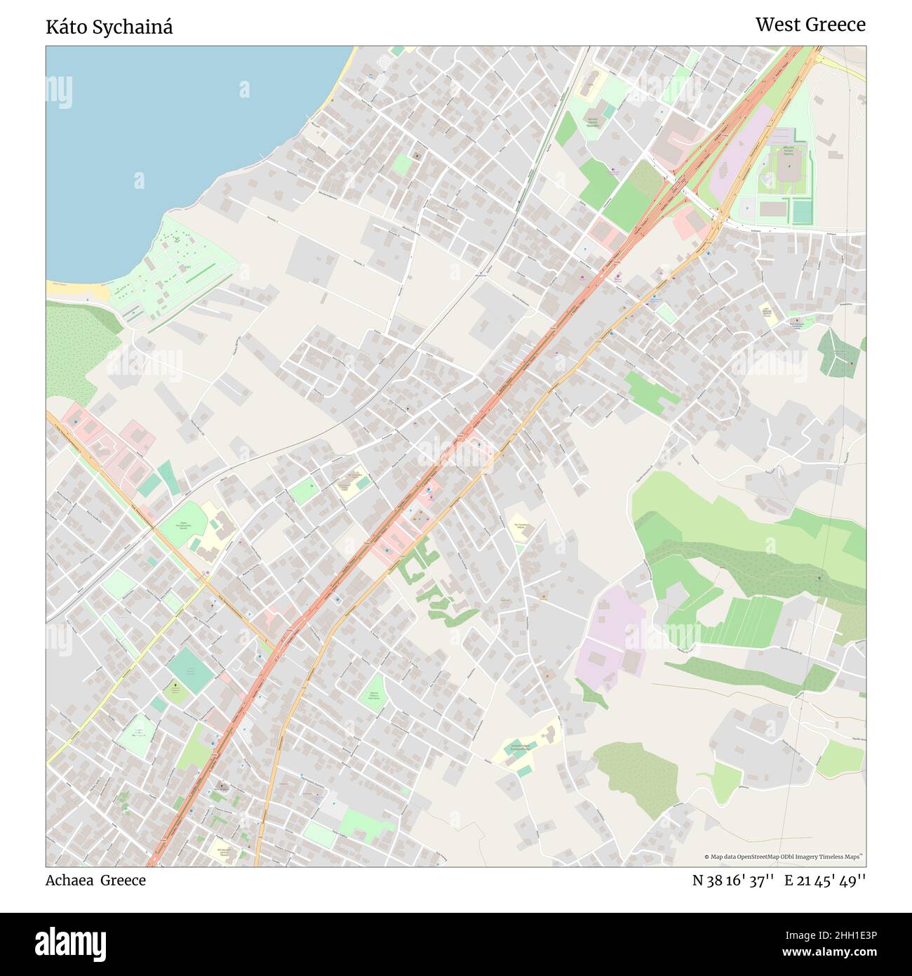Káto Sychainá, Achaea, Greece, West Greece, N 38 16' 37'', E 21 45' 49 ...