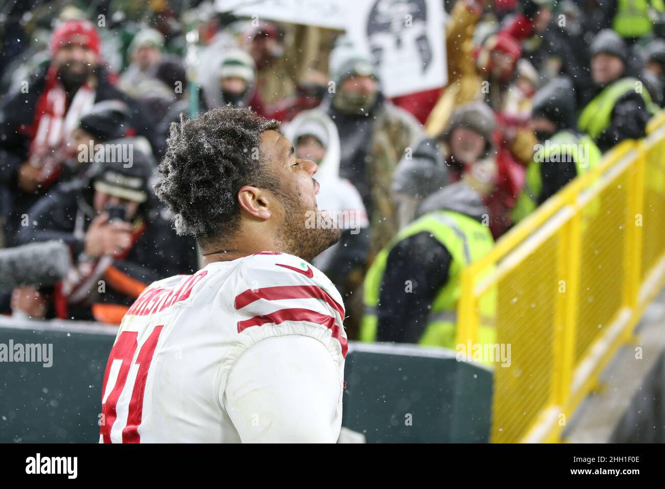 January 22, 2022: San Francisco 49ers defensive end Arik Armstead (91 ...