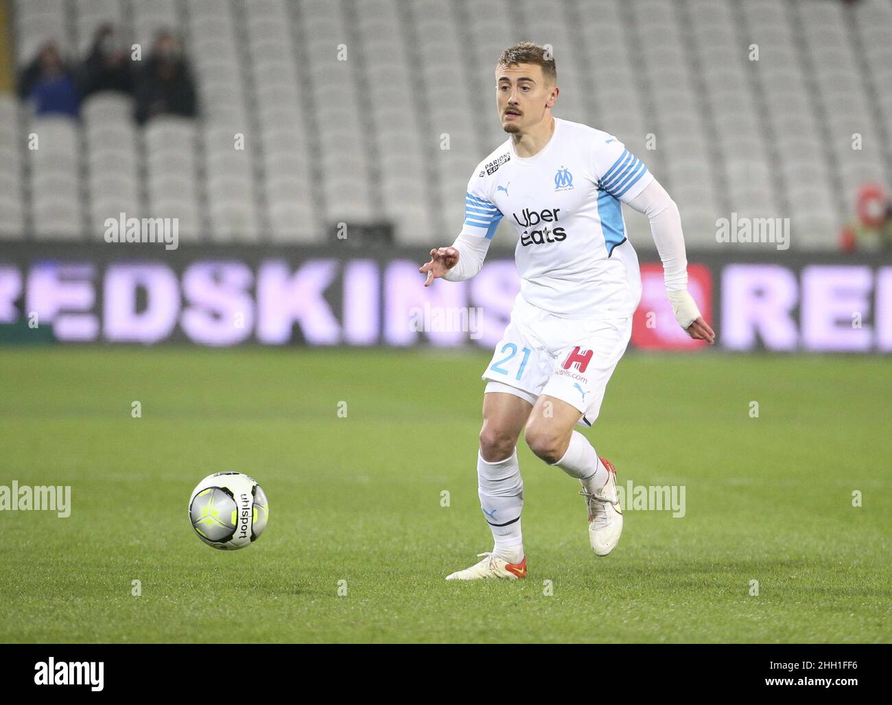 Valentin Rongier of Marseille during the French championship Ligue 1 ...