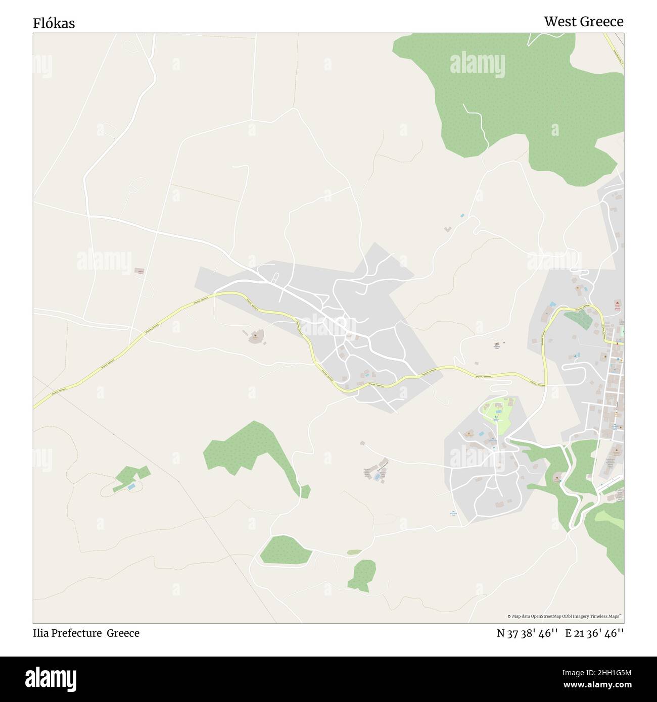 Flókas, Ilia Prefecture, Greece, West Greece, N 37 38' 46'', E 21 36 ...