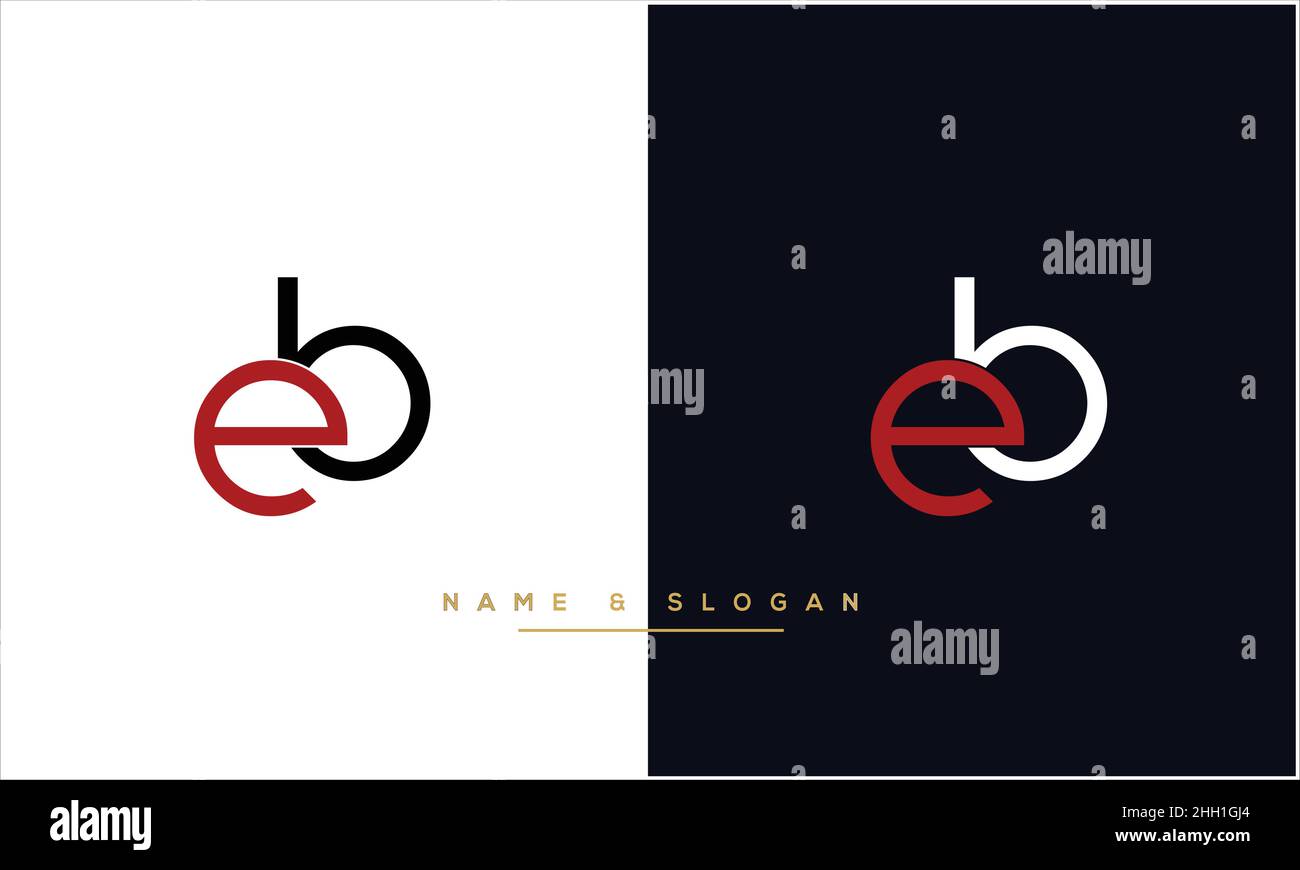 EB, BE Abstract Letters Logo MONOGRAM Stock Vector Image & Art - Alamy