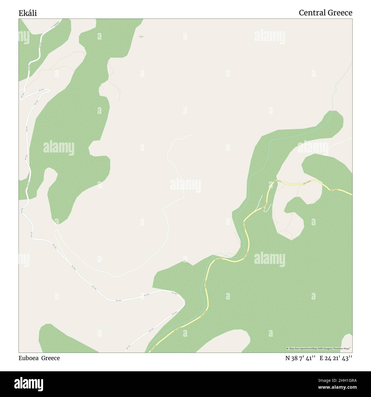 Euboea map hi-res stock photography and images - Alamy