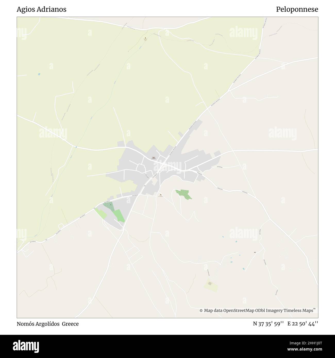 Agios Adrianos, Nomós Argolídos, Greece, Peloponnese, N 37 35' 59'', E ...