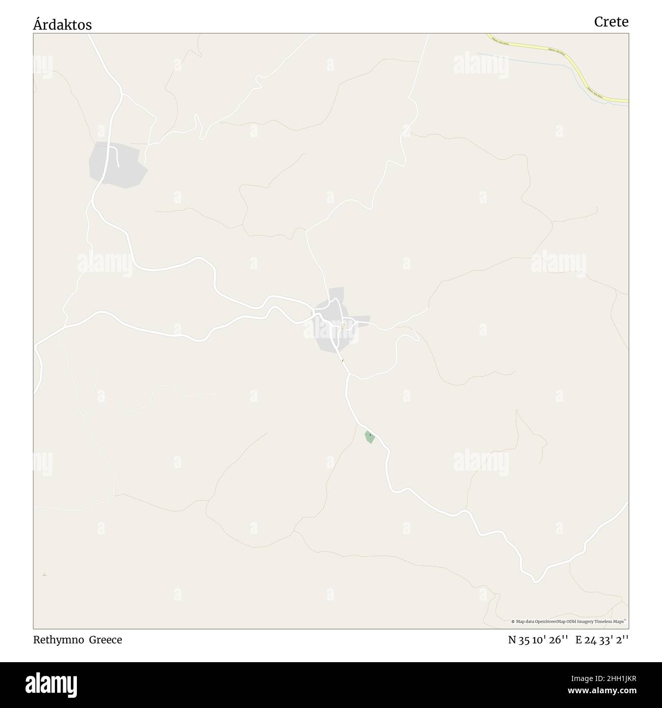Árdaktos, Rethymno, Greece, Crete, N 35 10' 26'', E 24 33' 2'', map ...