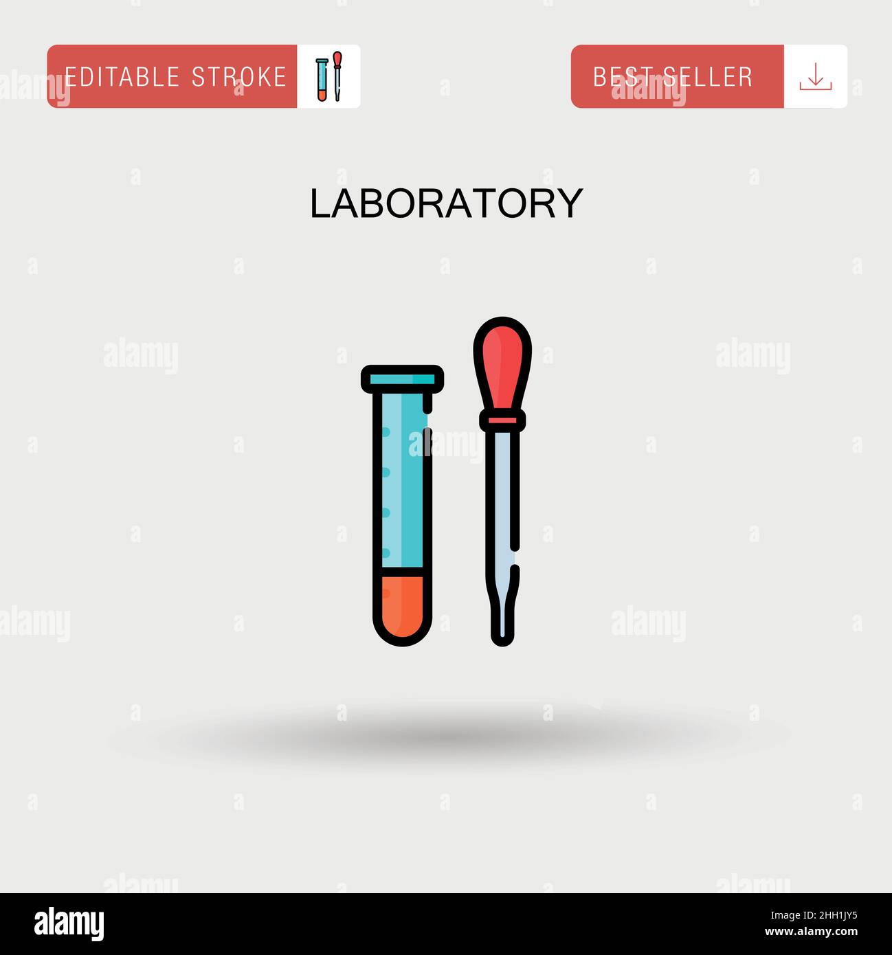 Laboratory Simple vector icon Stock Vector Image & Art - Alamy