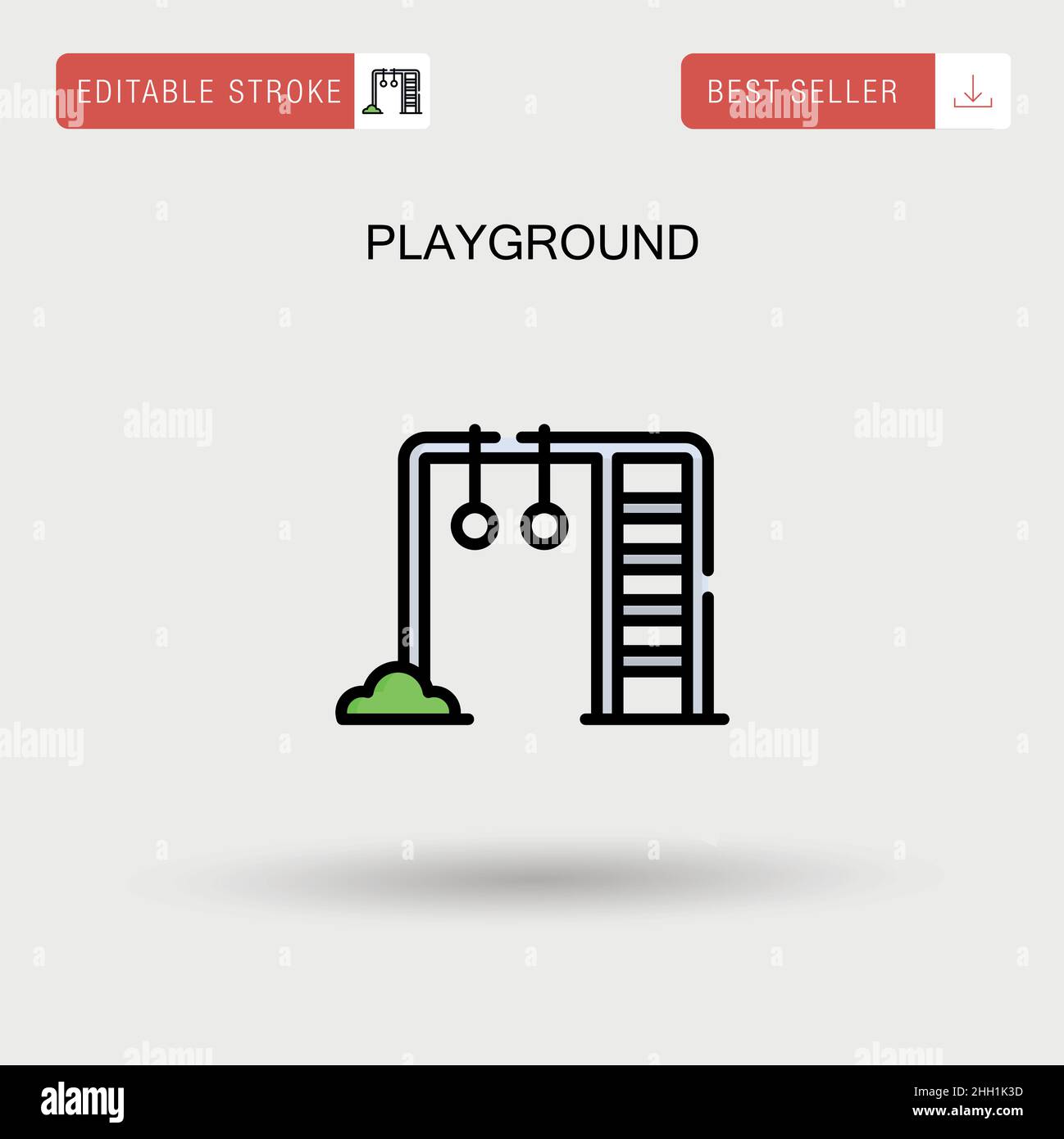Playground Simple vector icon Stock Vector Image & Art - Alamy