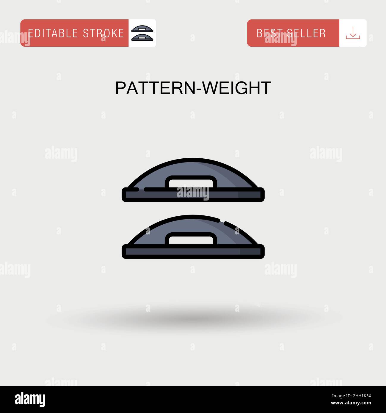 Dumbbell pattern flat Stock Vector Images - Alamy