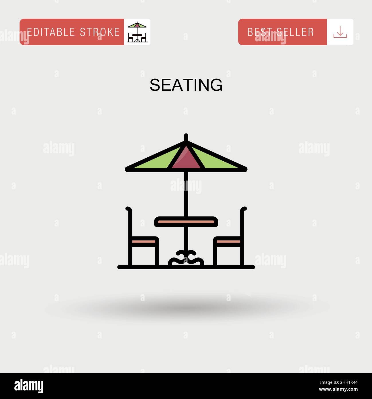 Seating Simple vector icon Stock Vector Image & Art - Alamy