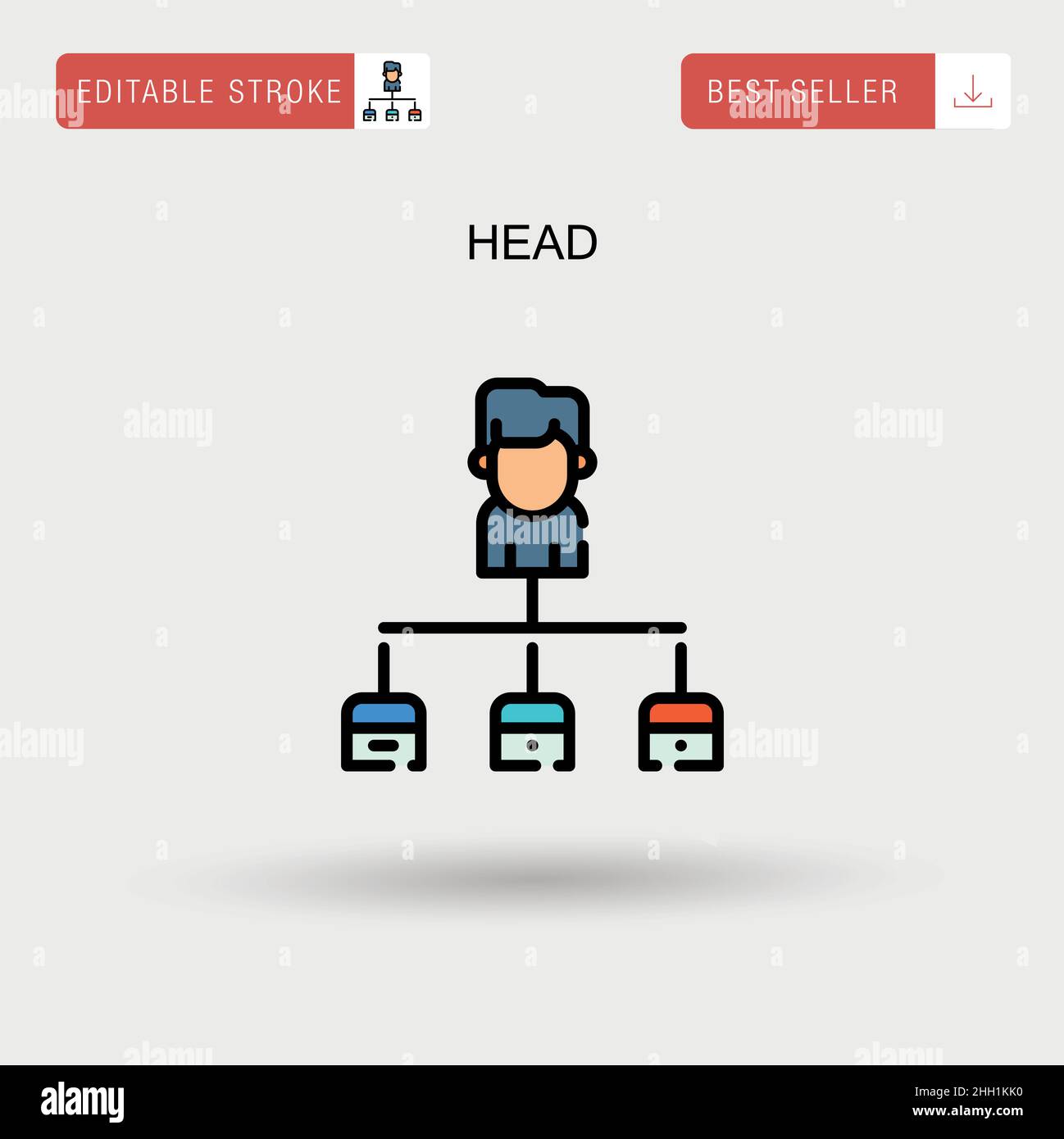 Outline vector human head face hi-res stock photography and images - Alamy