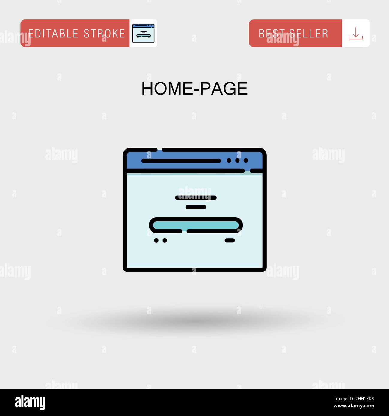 Home page icon hi-res stock photography and images - Alamy