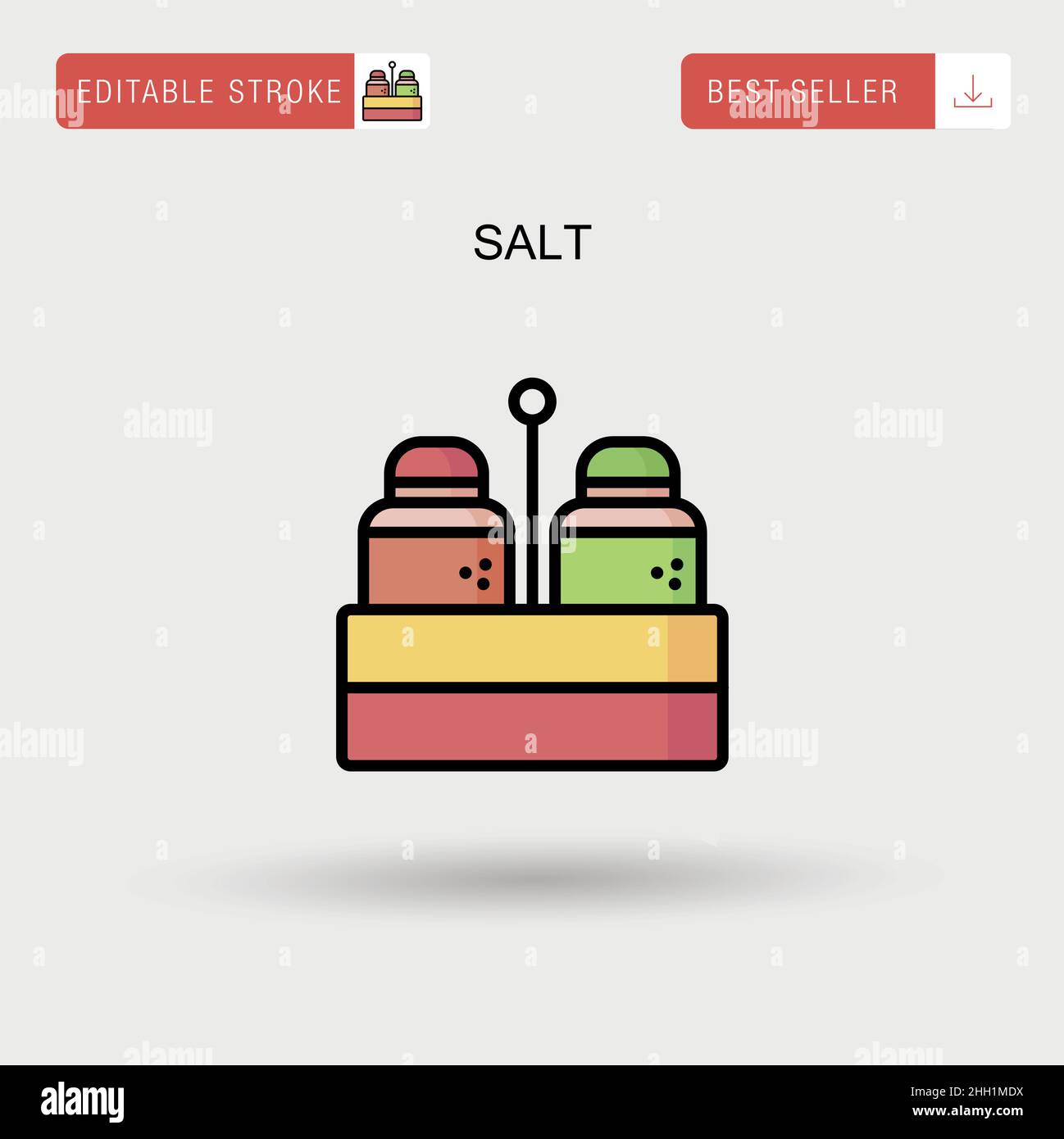 Salt Simple vector icon Stock Vector Image & Art - Alamy