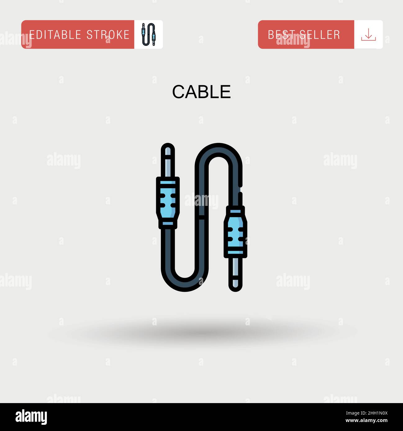 3d illustration fiber optic cable Stock Vector Images - Alamy