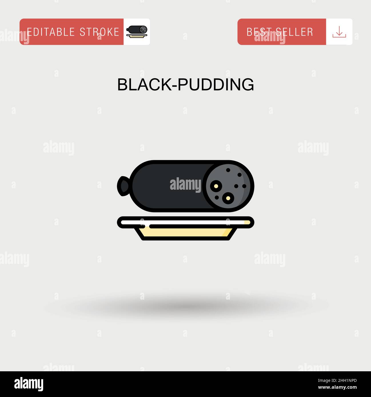 Pan cooked pork Stock Vector Images - Alamy